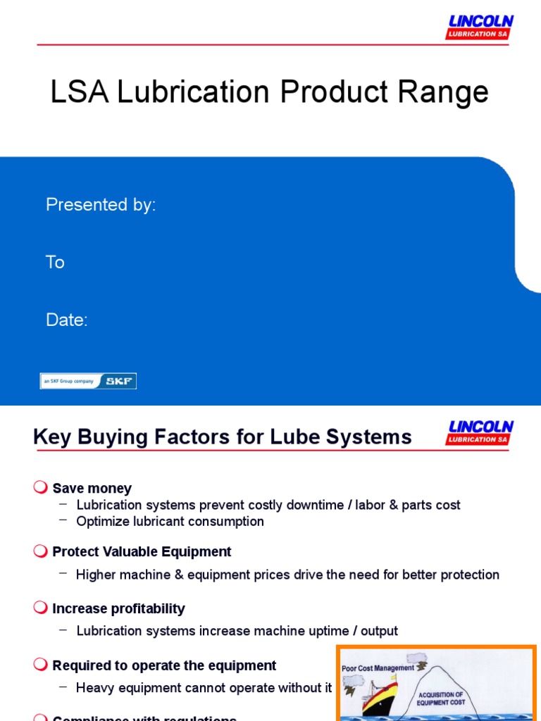 3 LSA Lube Product Range 0614 Revised | PDF | Bearing (Mechanical ...