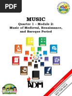 Q1 Music 9 - Module 1 | PDF | Learning | Tempo