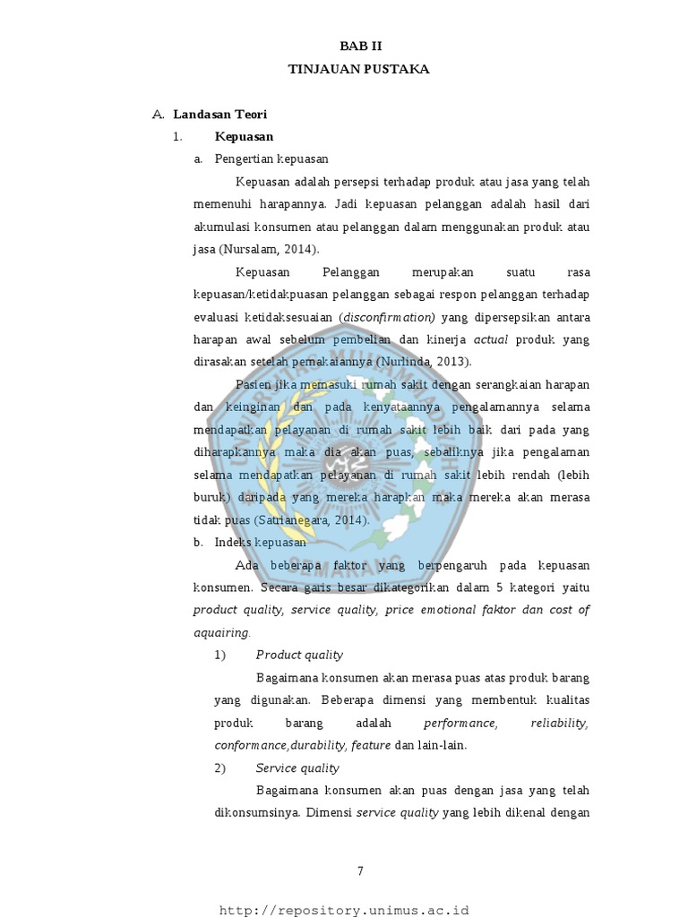 Bab II Skripsi | PDF