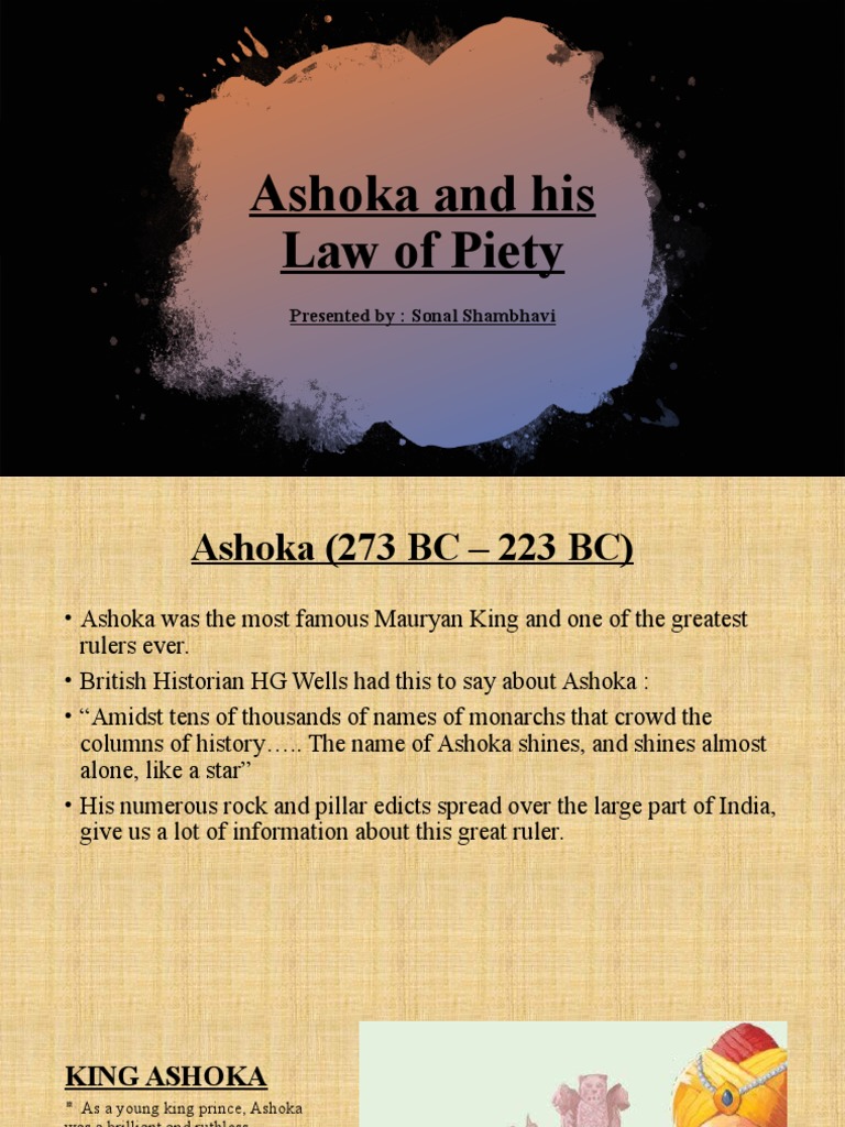 Ashoka and His Life Piety | PDF | Dharma | Ashoka