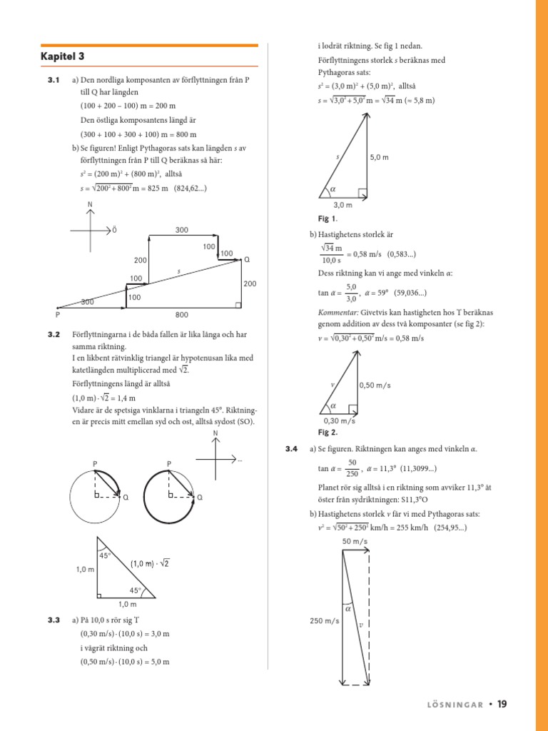 Kapitel 3 Lösningar Heureka Fysik 2 | PDF
