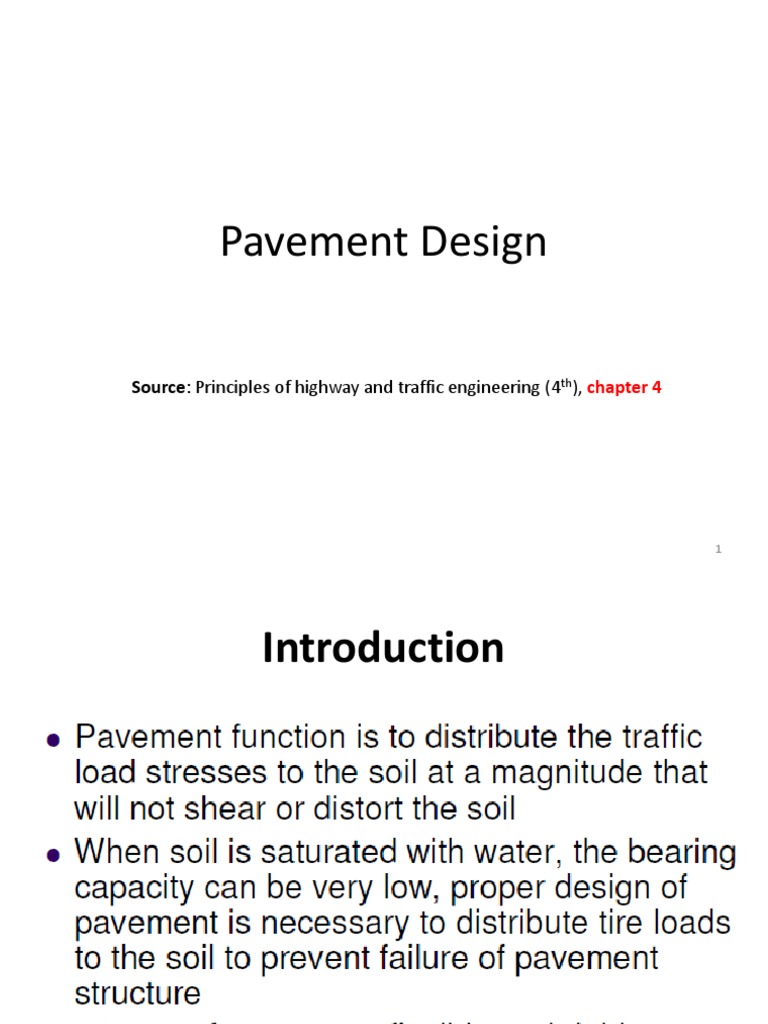 Chapter 4 - Pavement Design | PDF | Young's Modulus | Road Surface