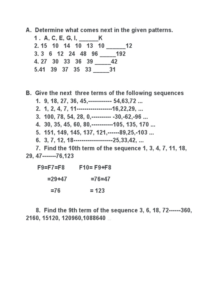 Fibonacci Sequence | PDF