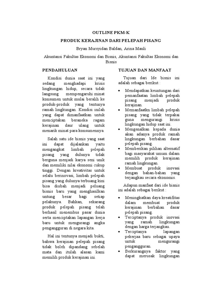Outline PKM K | PDF