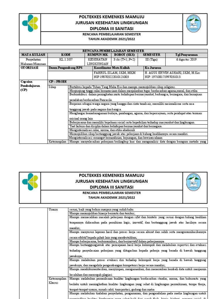 Format RPS 2021 | PDF