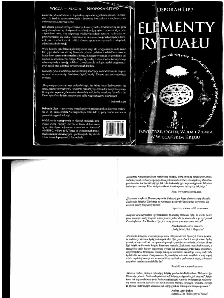 Deborah Lipp - Elementy Rytuału. Powietrze Ogień Woda I Ziemia W ...