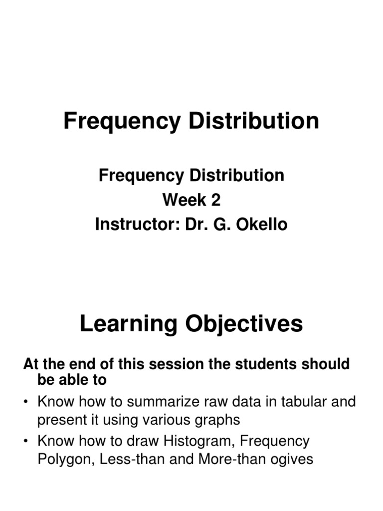 MTH 2210 WK2 Frequency Distributions | PDF | Histogram