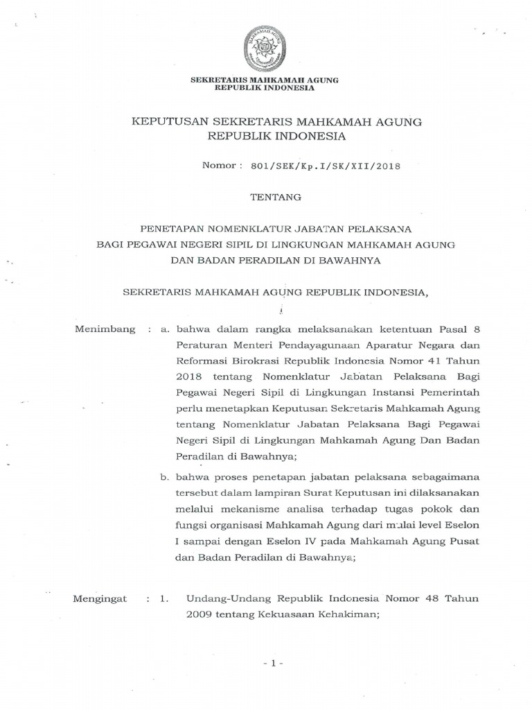 SK Sekma Nomenkelatur | PDF