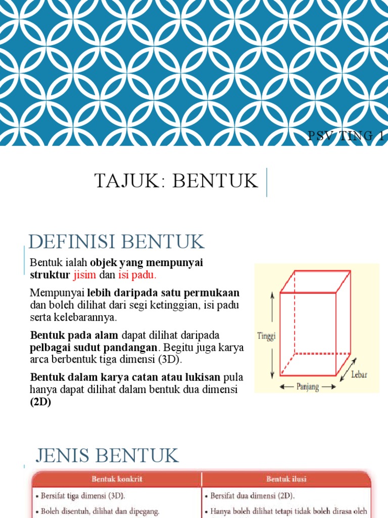 Bab 4 - Bentuk | PDF