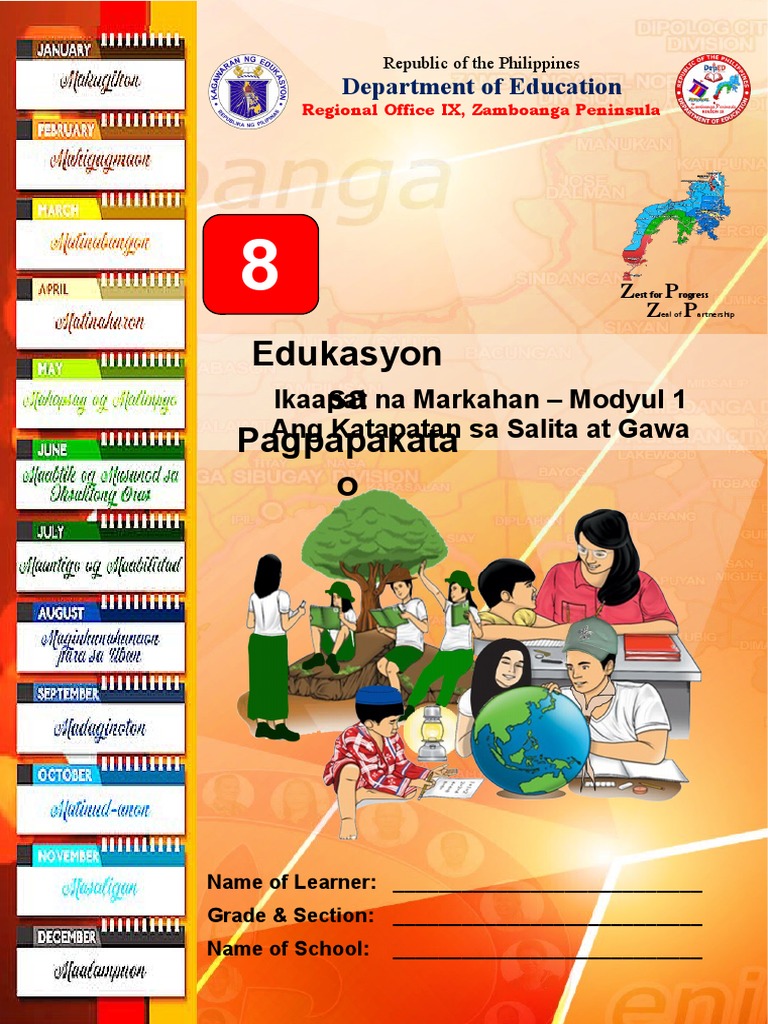 ESP8 Q4 Modyul 1 | PDF