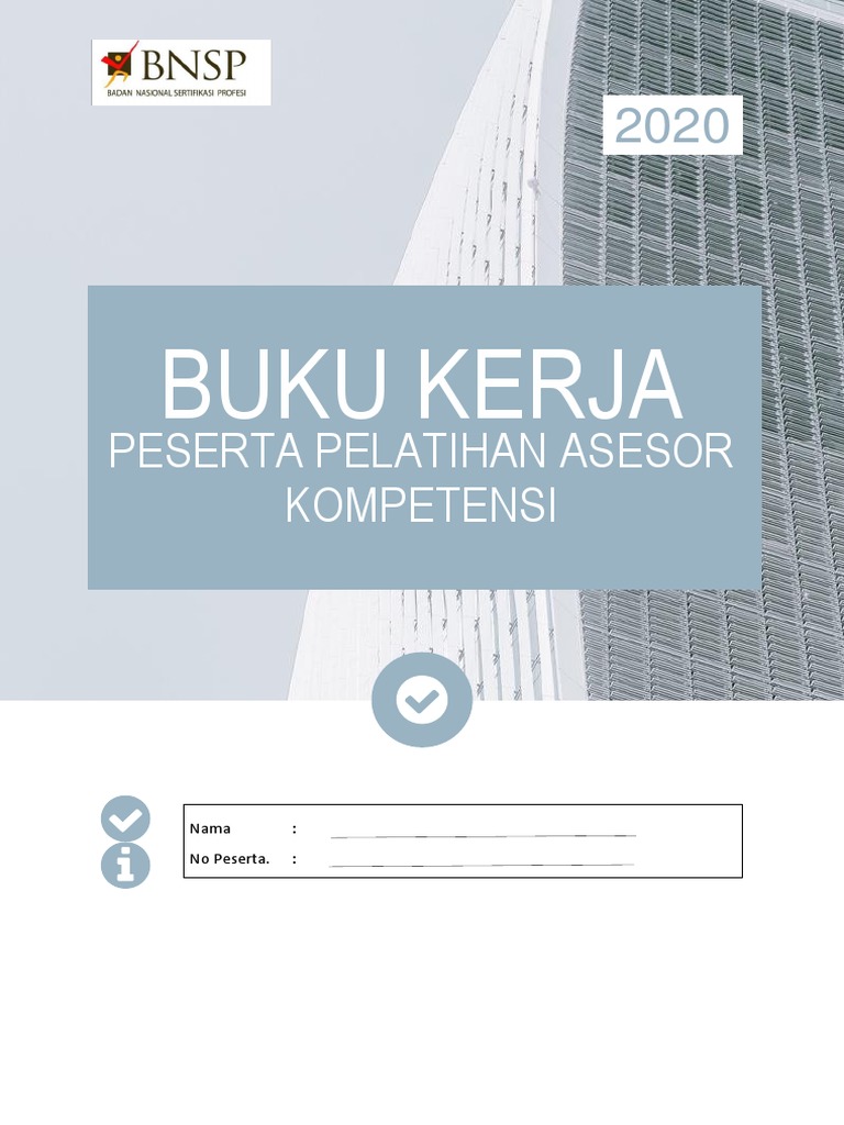 Buku Kerja Final - Askom BNSP | PDF