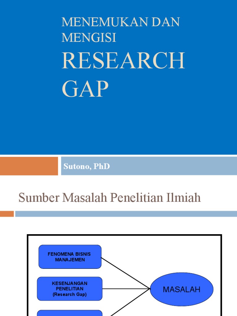 Menemukan & Mengisi Research Gap | PDF