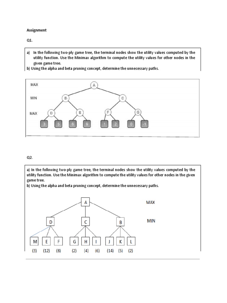 Assignment (MiniMax) | PDF