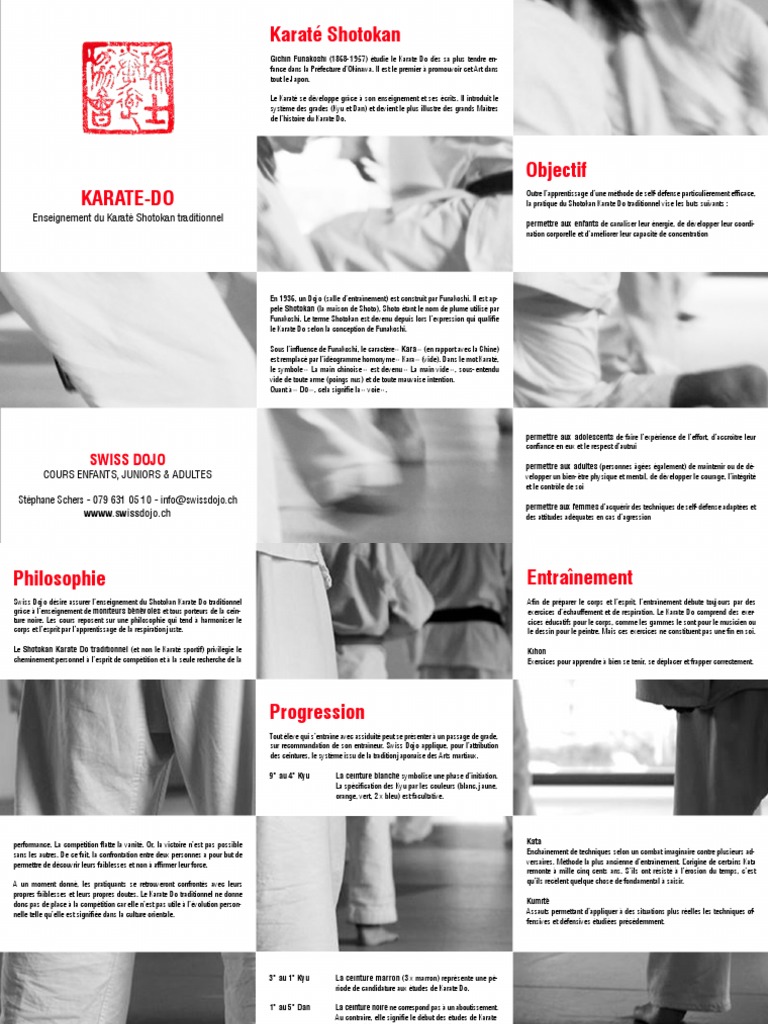 KARATE Dépliant | PDF | Karaté | Arts martiaux japonais