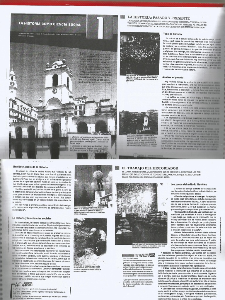 Libro Historia 1er Año | PDF