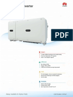 Datasheet - Inversor HUAWEI SUN2000-100KTL-H1 EN | PDF | Alternating Current | Power Inverter