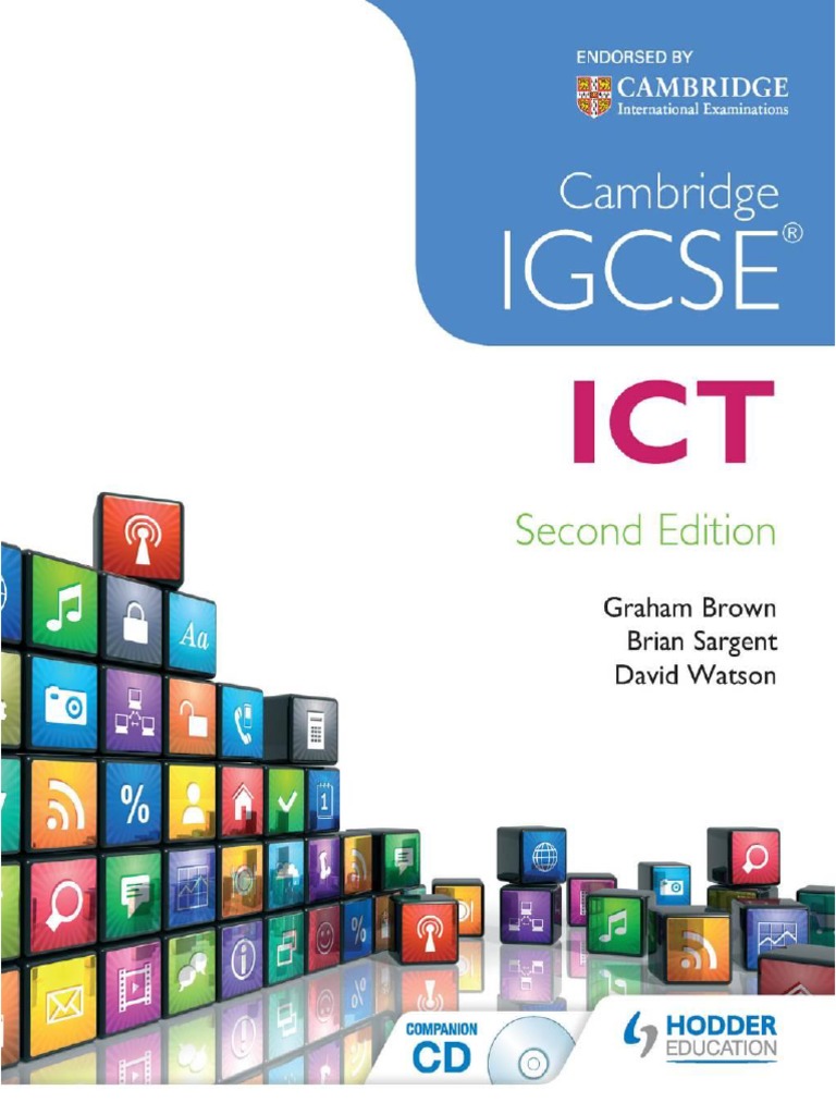 ICT 2nd Edition by Graham Brown and David Watson | PDF