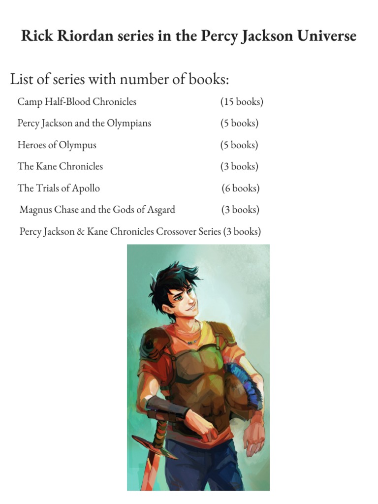 Rick Riordan Series in The Percy Jackson Universe | PDF