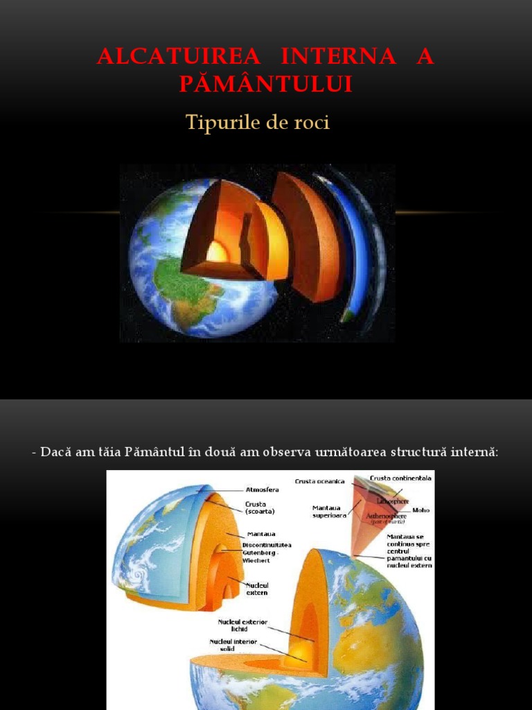 Structura Interna A Terrei. Lectie Clasa A V-A | PDF