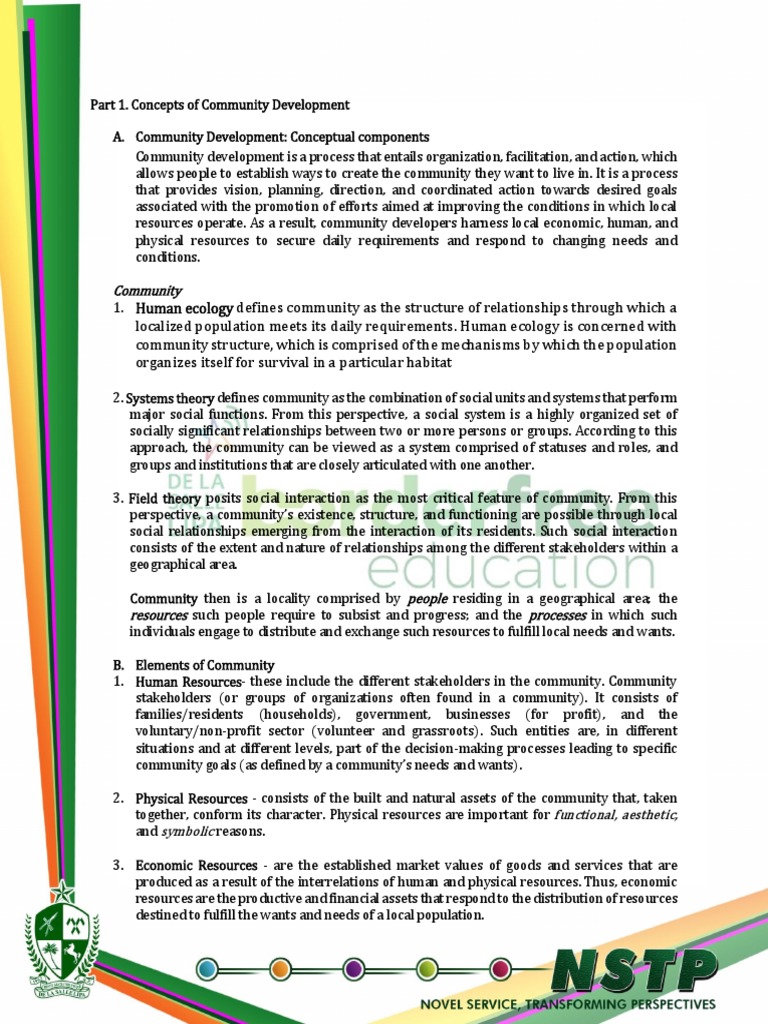 NSTP 2. Module 2. Part 1.SY20-21 | PDF | Community | Resource