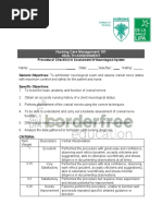 Cranial Nerve Examination OSCE Checklist Geeky Medics | PDF | Human ...