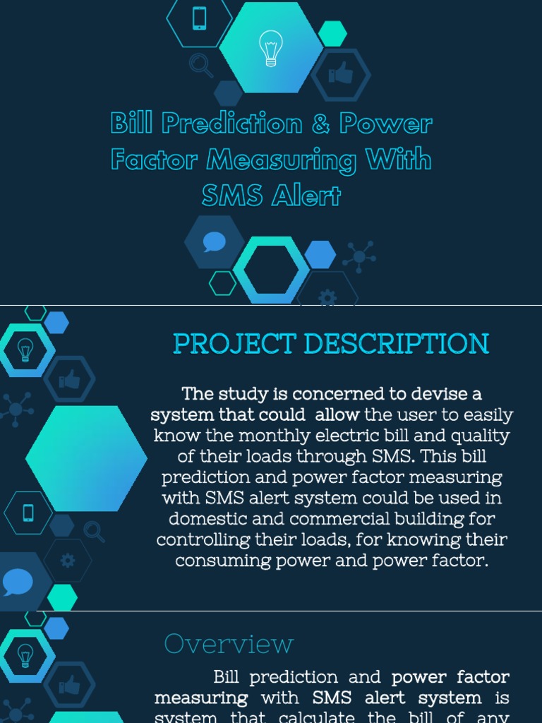 Bill Prediction Power Factor Measuring With SMS Alert | PDF