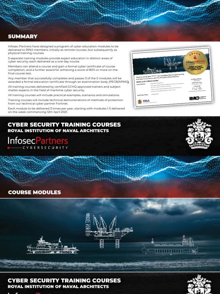Cyber Security Training Course Brochure | PDF | Security | Computer ...