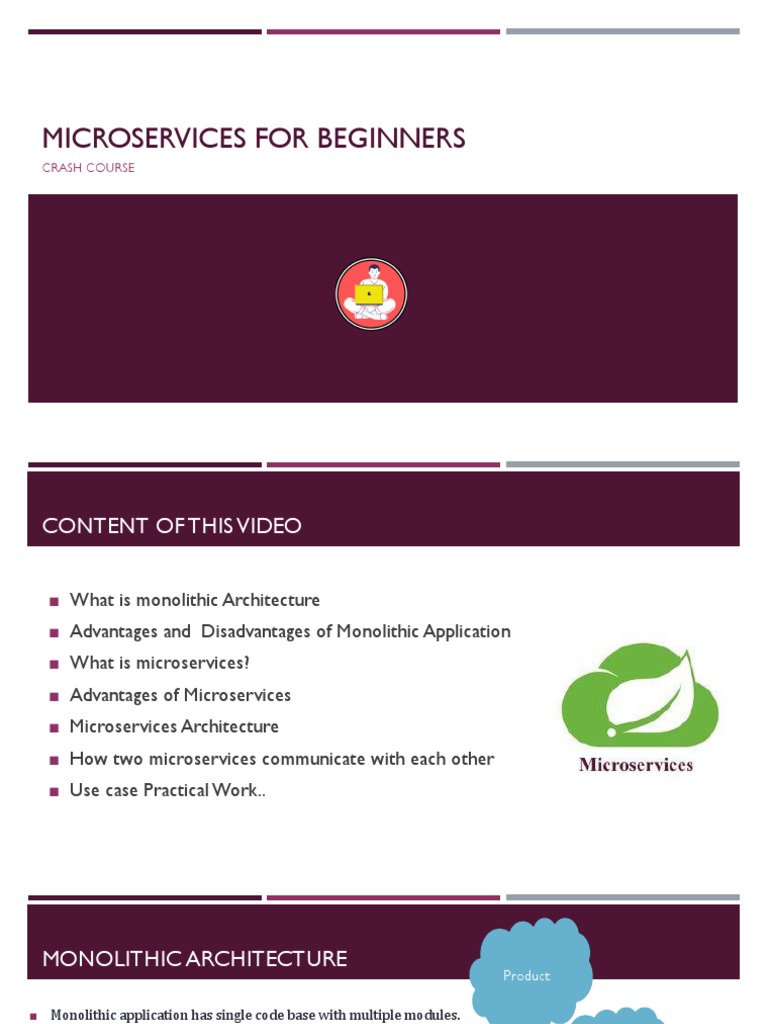 Microservices | PDF | Hypertext Transfer Protocol | Representational State Transfer
