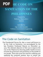 Overview of PD 856 Sanitation Code | PDF | Sewage | Sanitation