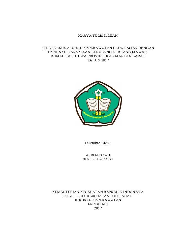 Cover Karya Tulis Ilmiah | PDF