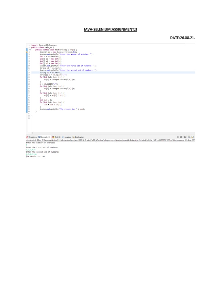 Selenium Assignment 3 | PDF