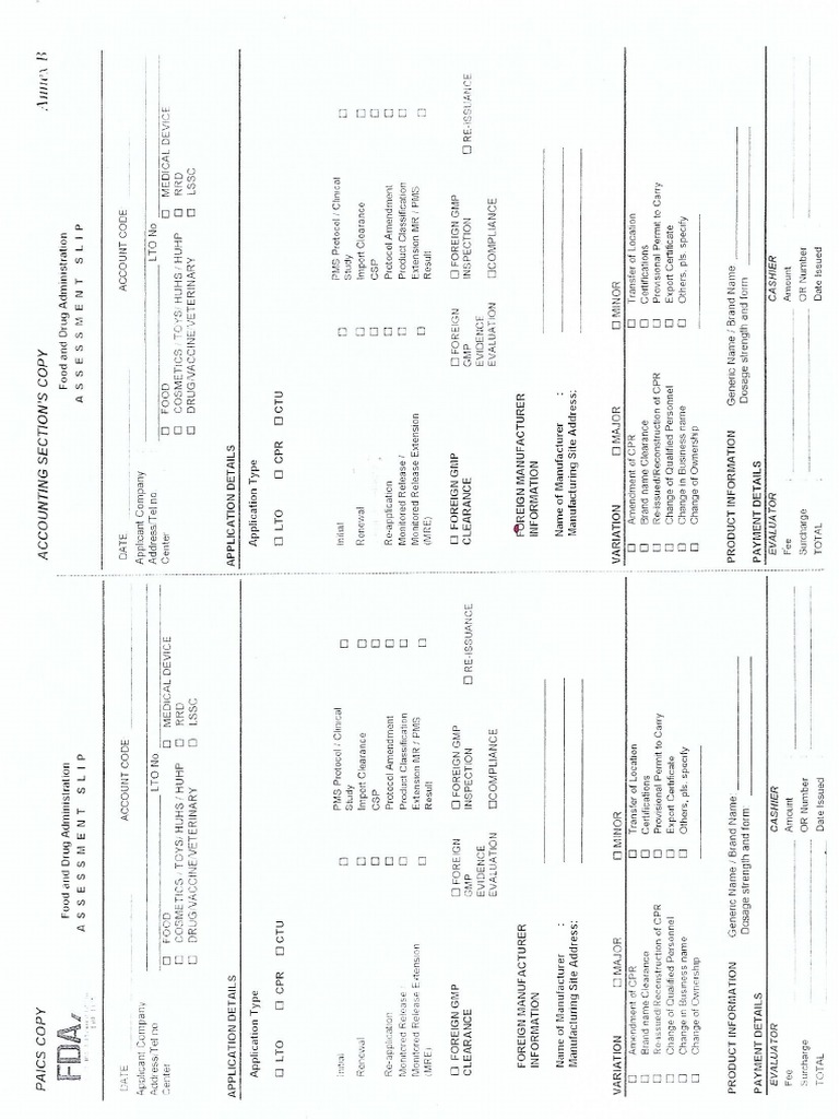 Assessment Slip | PDF
