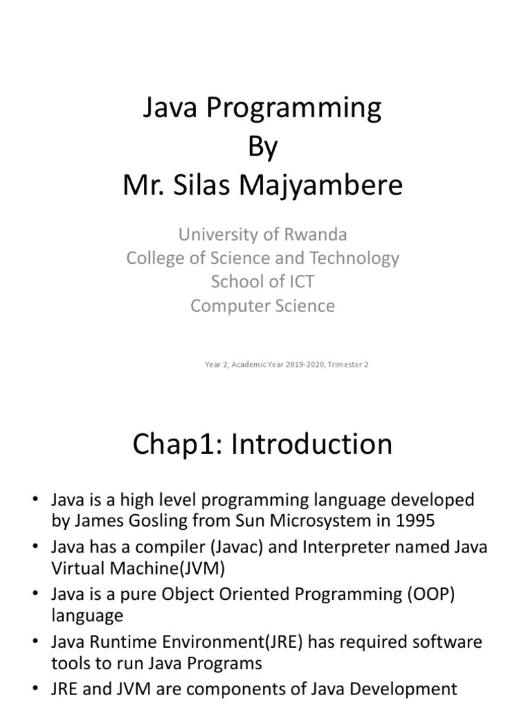Chap1 Intoduction To Java Programming Pdf Java Programming Language Method Computer
