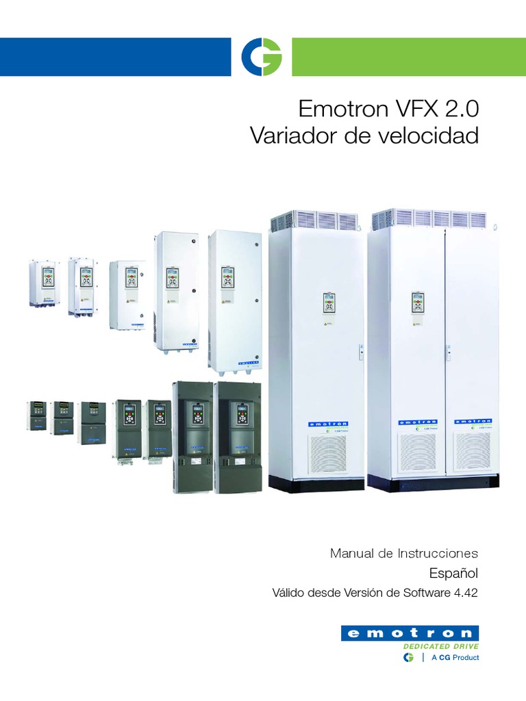 Manual Emotron VDF | PDF | Corriente eléctrica | Software