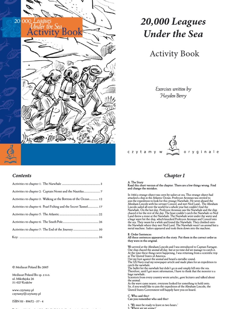 20,000 Leagues Under The Sea: Activity Book | PDF