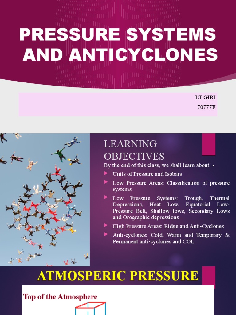Understanding Atmospheric Pressure Systems and Anticyclones | PDF ...