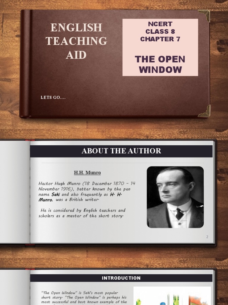 English Teaching AID: The Open Window | PDF | Saki