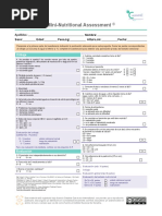 Mini Nutritional Assessment - MNA | PDF | Índice de masa corporal ...