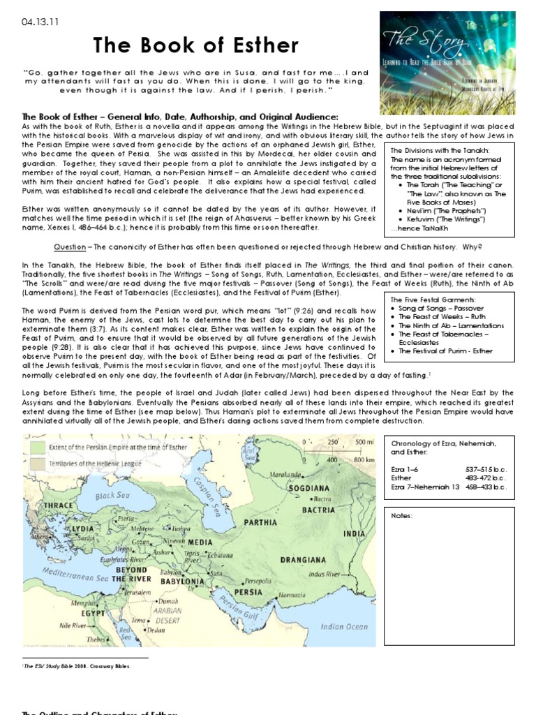 The Book of Esther | PDF | Book Of Esther | Ketuvim