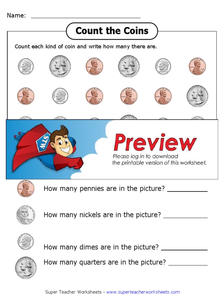 Count The Coins: How Many Pennies Are in The Picture? | PDF