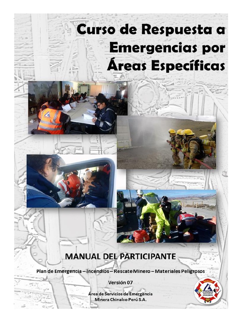 Manual Curso Respuesta A Emergencias Por Area Especificas V7 | PDF ...