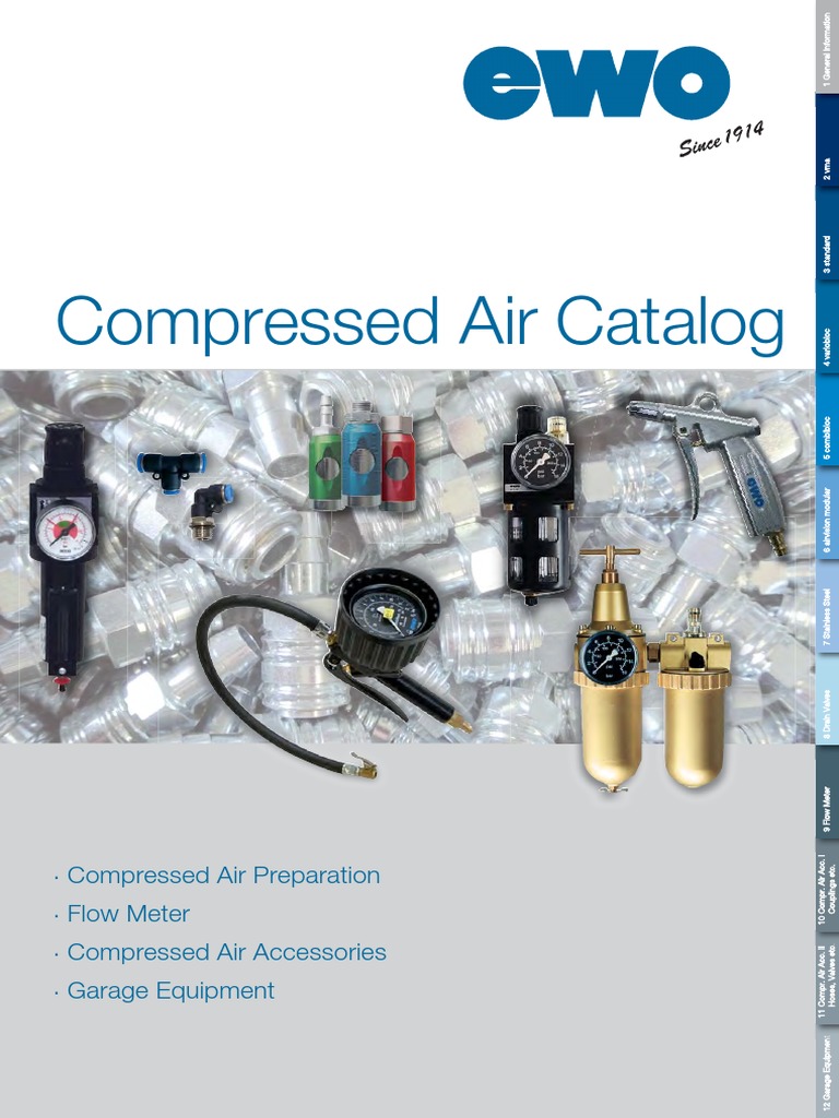 Ewo Compressed Air Catalog 761 | PDF | Valve | Gas Technologies