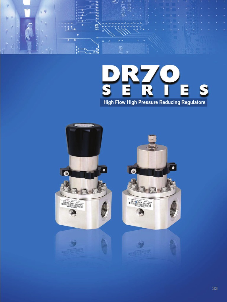 High Flow High Pressure Reducing Regulators | PDF | Valve | Liquids