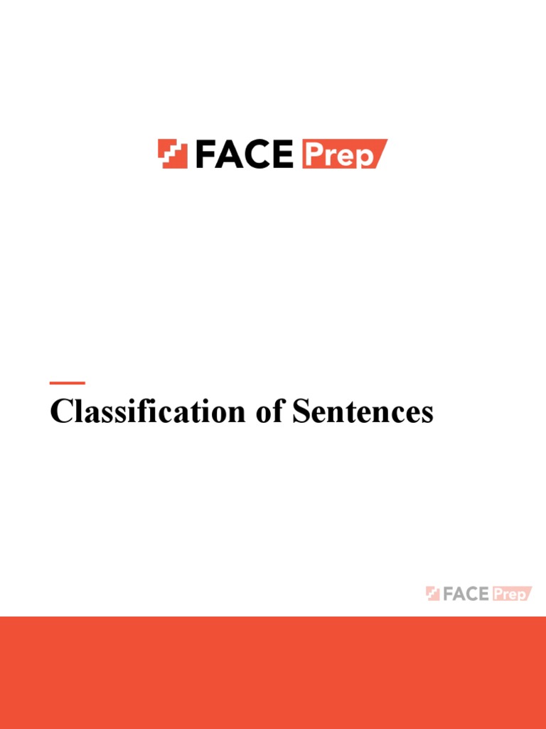 Types and Classification of Sentences | PDF | Sentence (Linguistics) | Verb