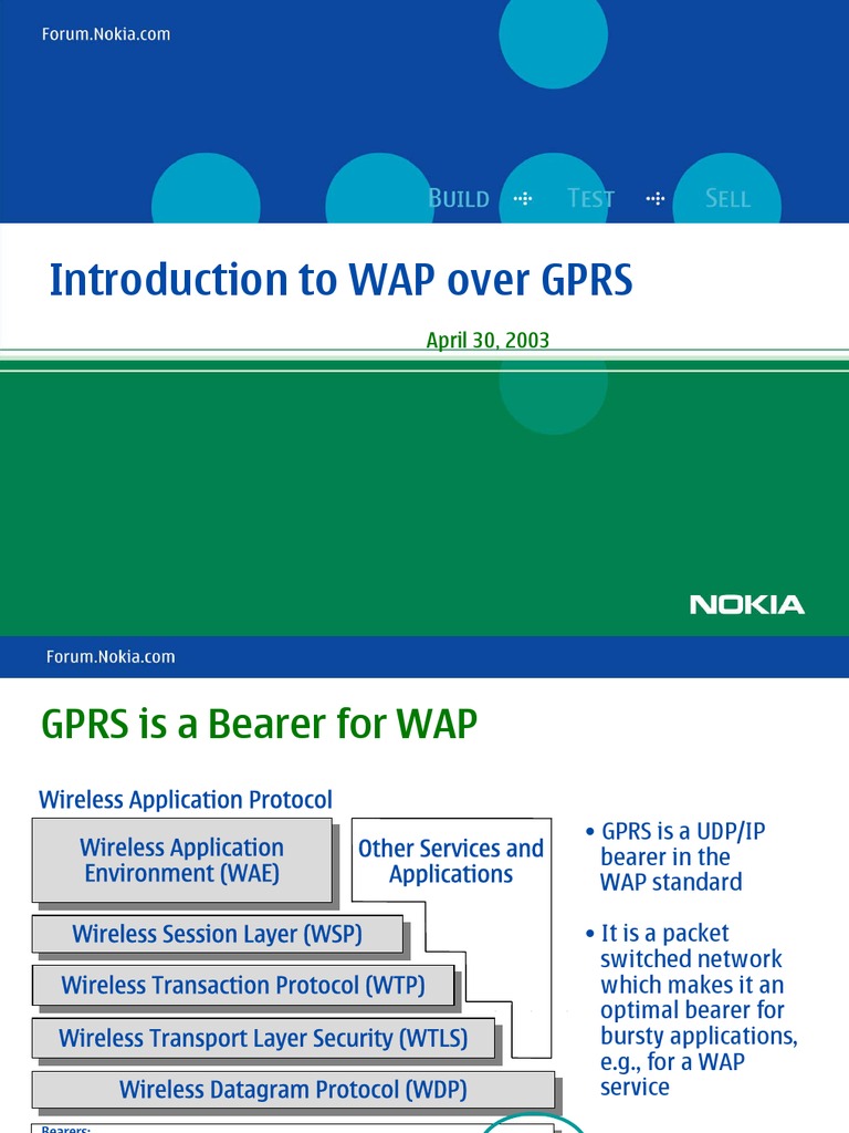 Introduction To WAP Over GPRS v1 0 | PDF | General Packet Radio Service ...
