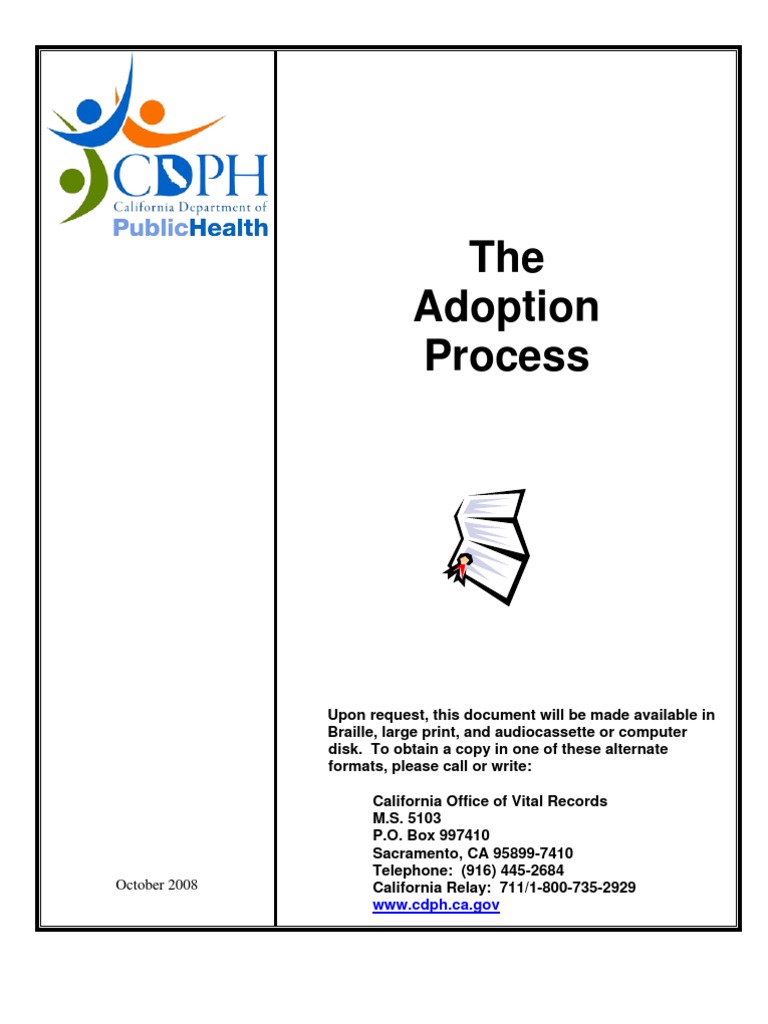 California Adoption Process Overview | PDF | Birth Certificate | Notary ...