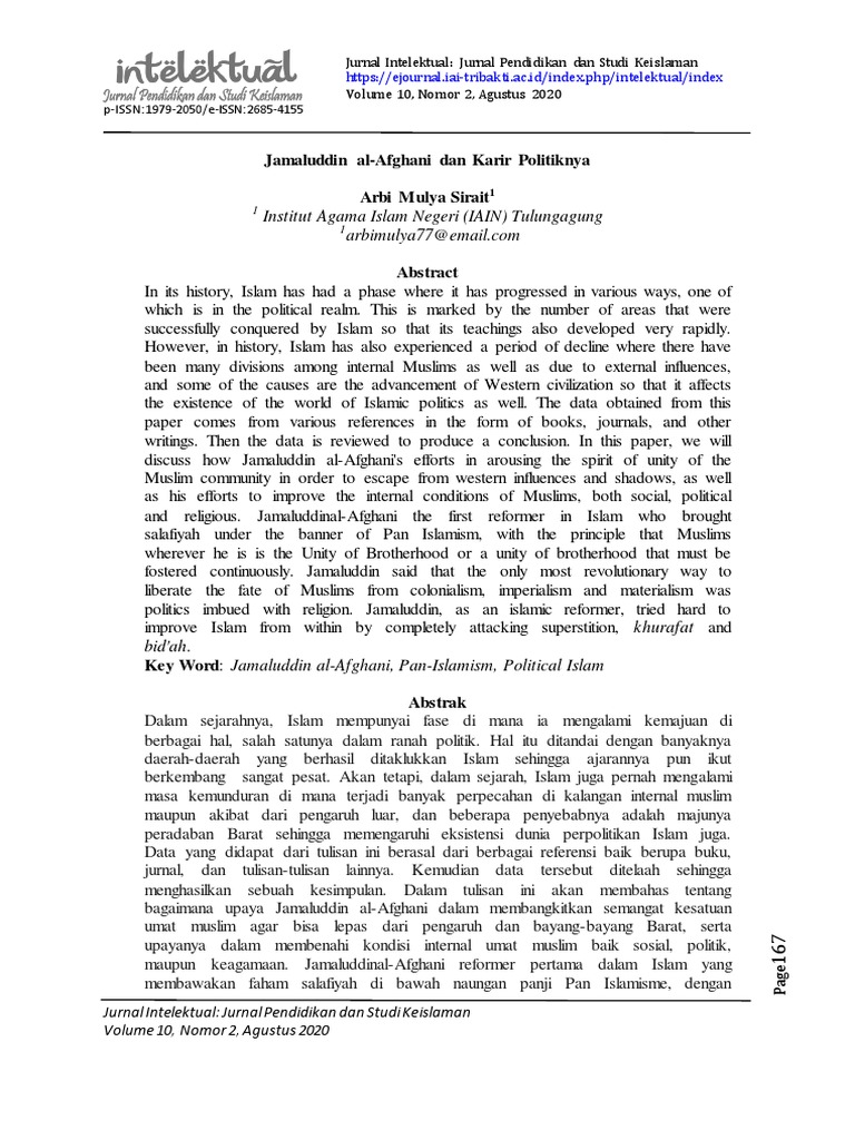 Jamaluddin Al-Afghani Dan Karir Politiknya Arbi Mulya Sirait | PDF | Abrahamic Religions ...