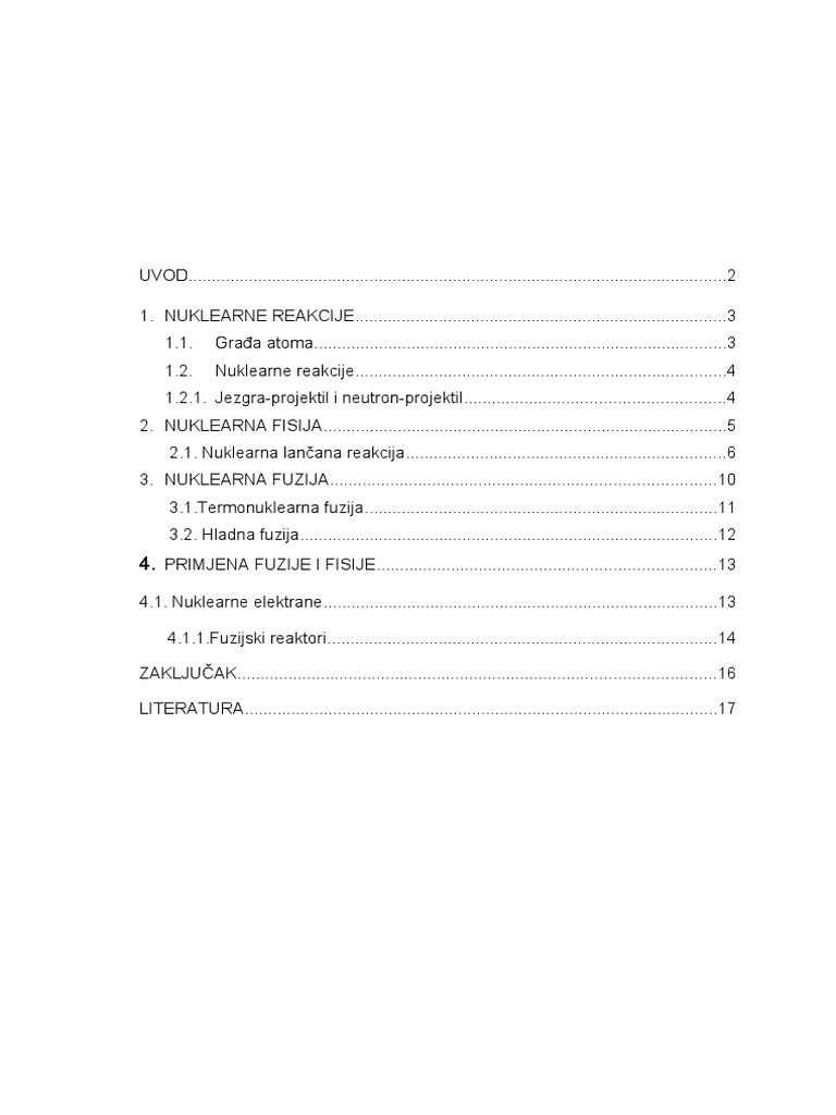 Fuzija 1 | PDF