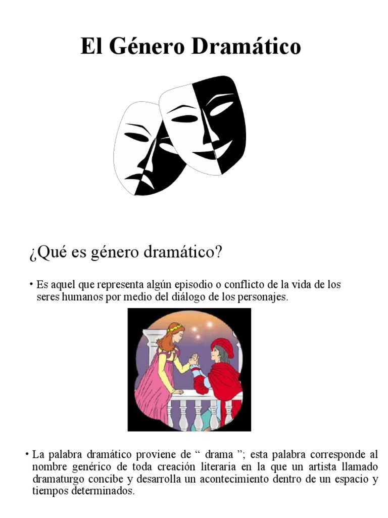 El Género Dramático | PDF | Teatro | Tragedia