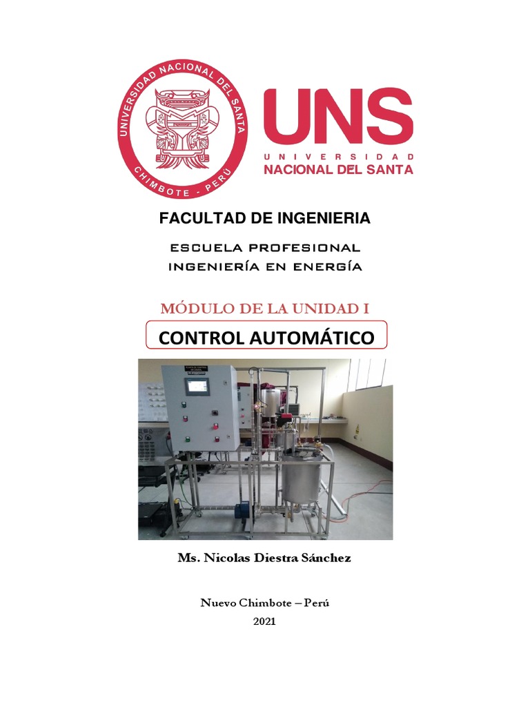 Modulo I Control Automatico 3 1 | PDF | Medición | Conversor analógico ...